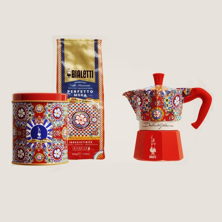 Coffee set D&G MOKA Set of 3 Red BIALETTI® | Magasin